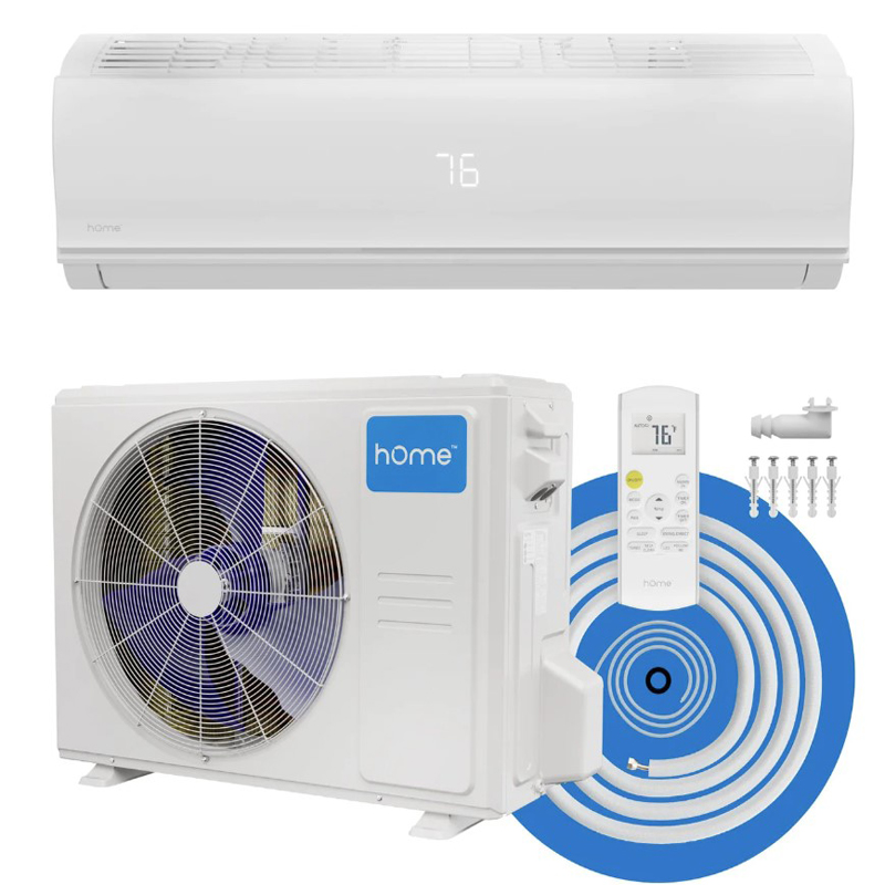 Air conditioner that heats and cools store